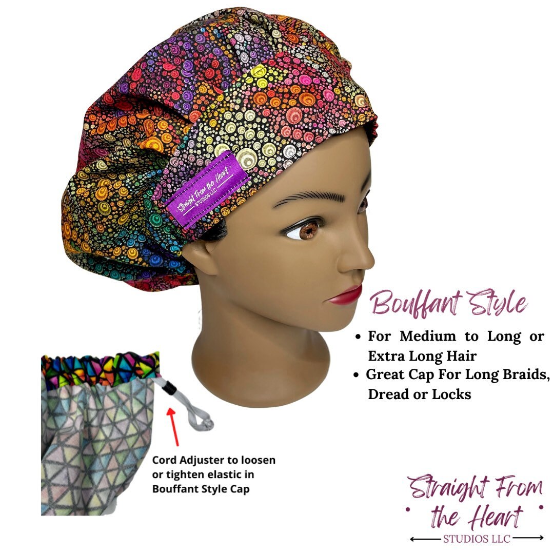 Bouffant Scrub Cap, Bouffant Surgical Cap, Bouffant Women Surgical Cap ...