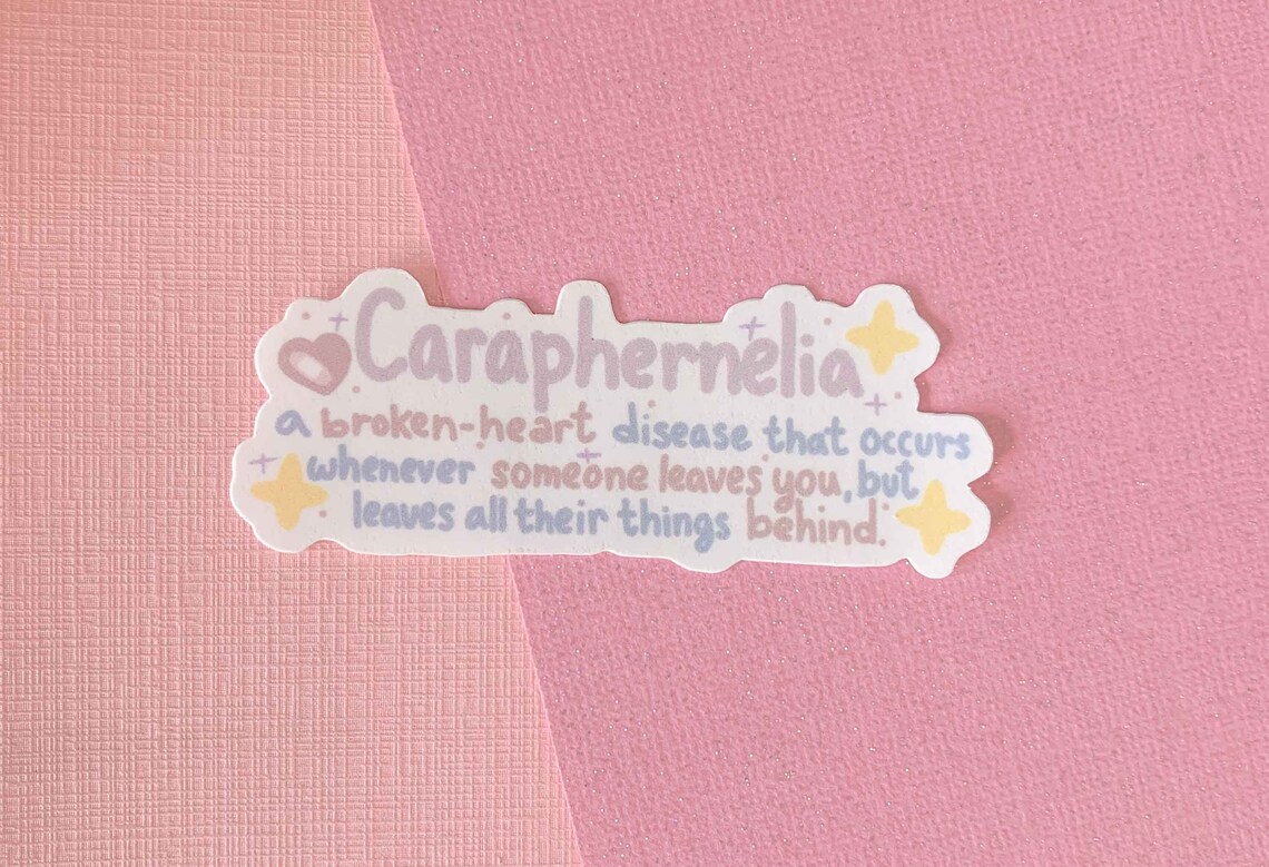 Pierce the Veil Caraphernelia Lyrics Waterproof Sticker Set | Etsy