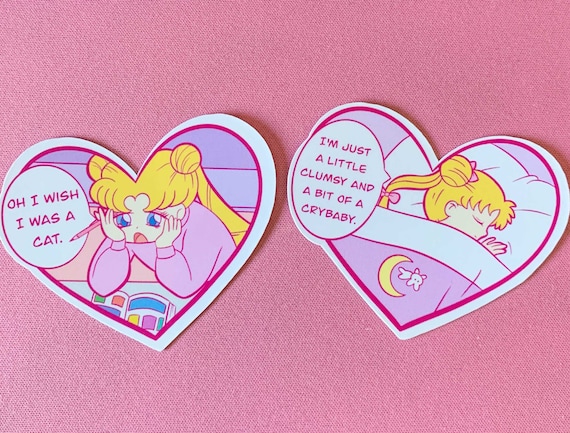 Relatable Usagi Manga Panels Sailor Moon Magical Girl Anime Etsy