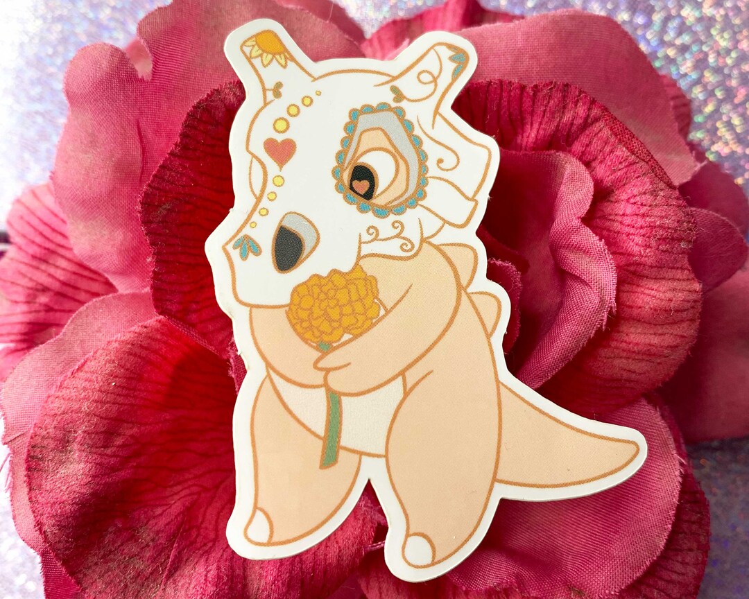 Day of the Dead Dia De Los Muertos Cubone Calavera Sugar Skull | Vinyl ...