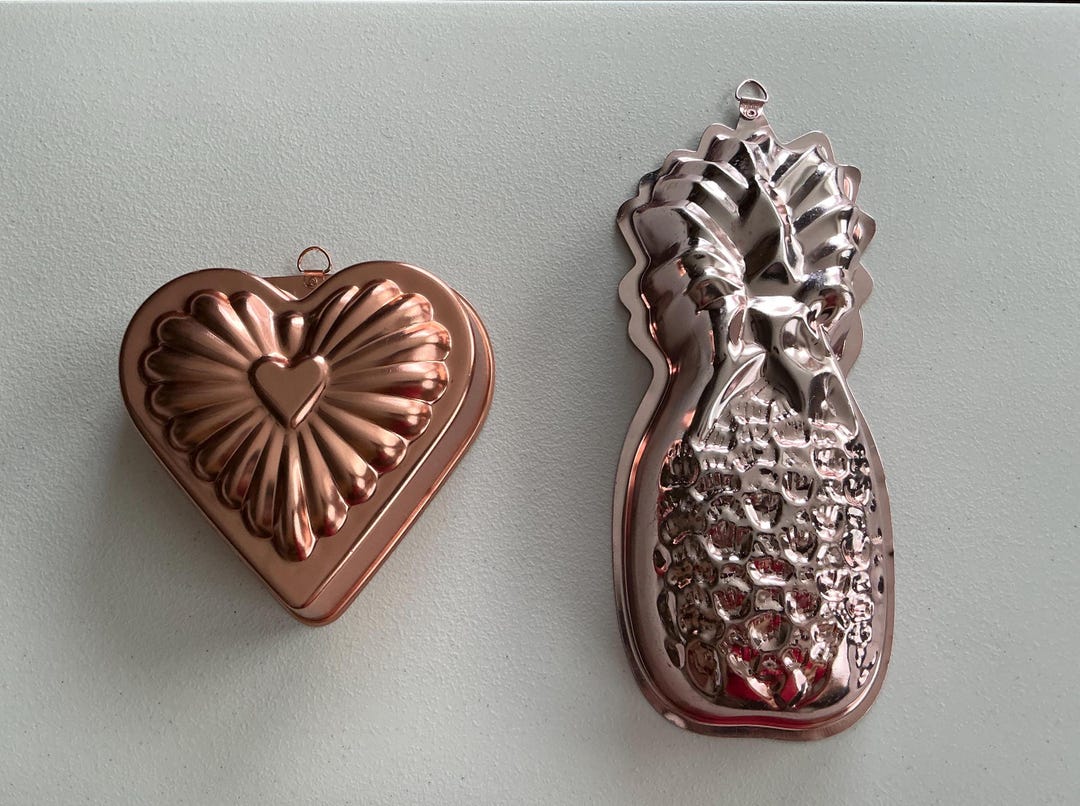 Vintage Copper Jelly Jello Molds Kitchen Decor Cake Pans - Etsy