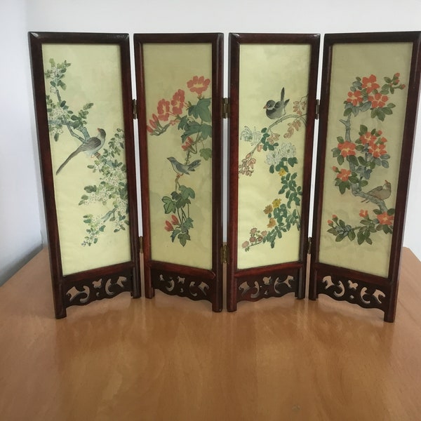 Asian 4 Panel Screen - Etsy