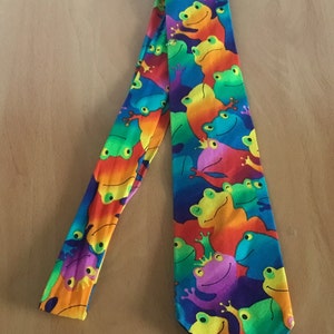 Novelty Frogs Necktie - Etsy