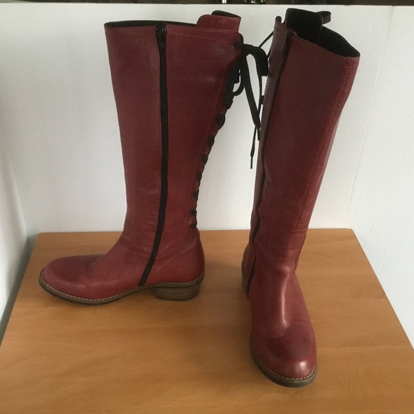Red Riding Boots - Etsy