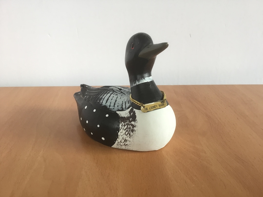 Vintage Ceramic Canada Loon, the Looney Bank, Piggy Bank - Etsy