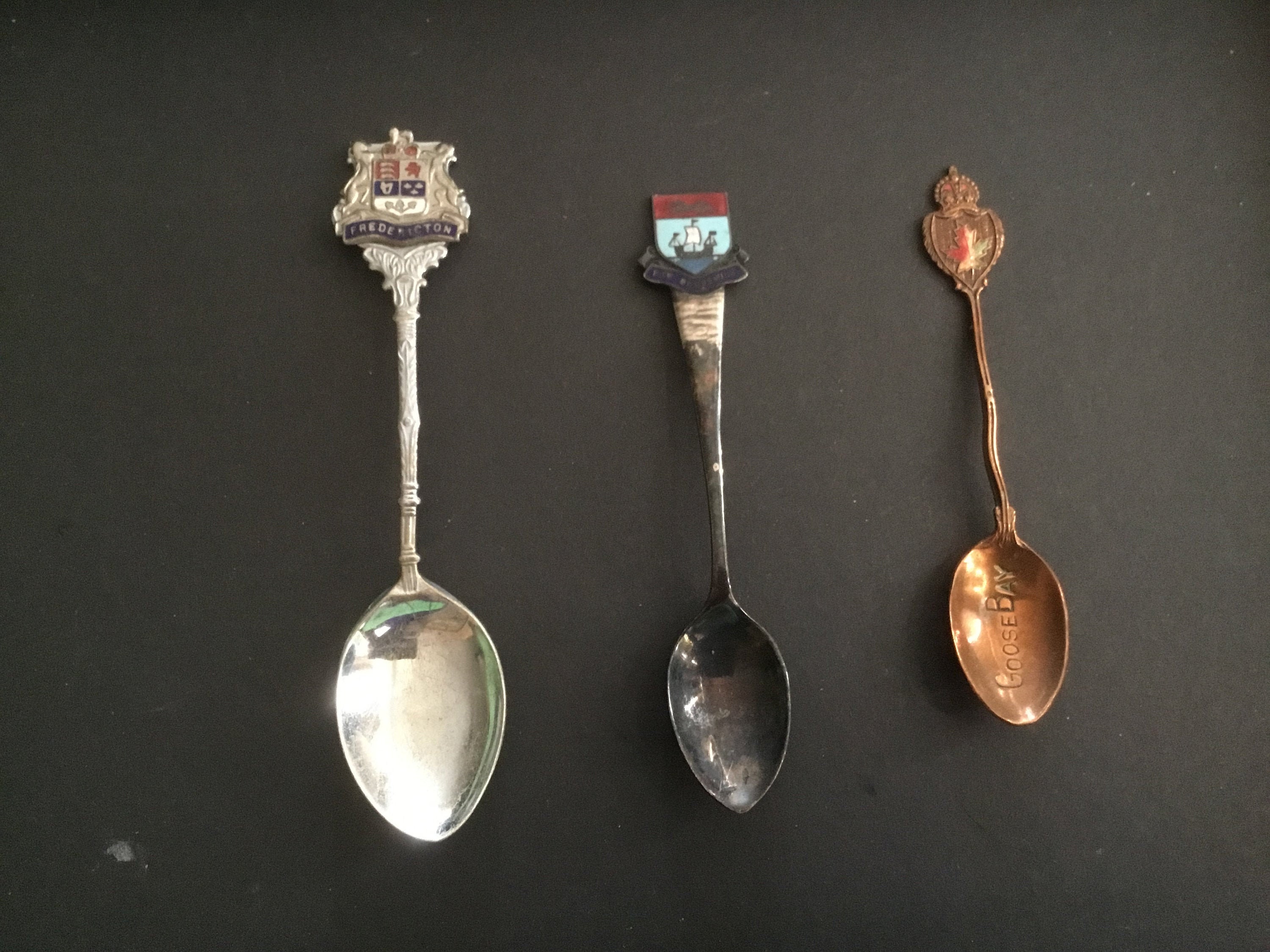 Vintage Souvenir Spoons From New Brunswick Newfoundland - Etsy