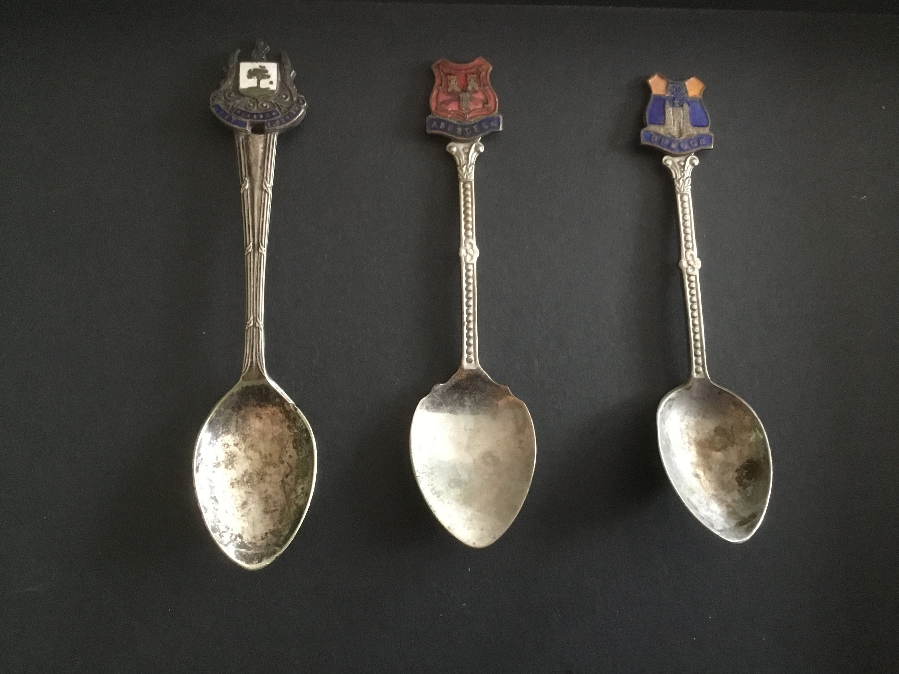 Vintage Souvenir Spoons from Scotland | Etsy