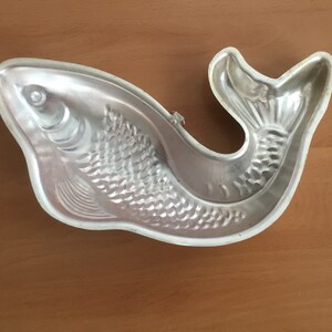 Vintage Tin Fish Molds Jello Jelly Molds Copper Silver - Etsy