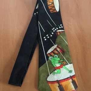 Novelty Frogs Necktie - Etsy