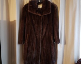 Vintage Light Brown Mink Coat - Etsy