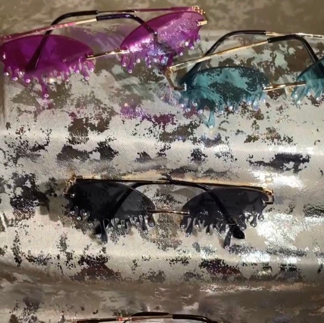 Drip Sunglasses - Etsy