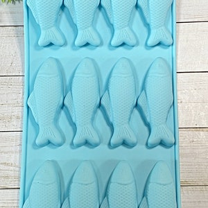12 Cavities Fish Silicone Candy Mold-chocolate Mold-ice Cube | Etsy