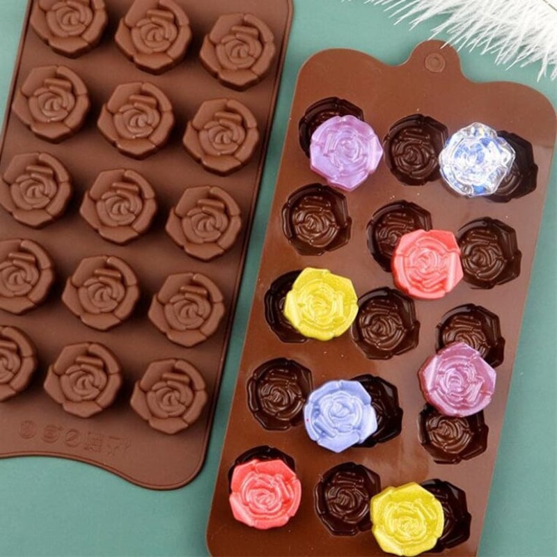 Silicone Rose Mold - Etsy