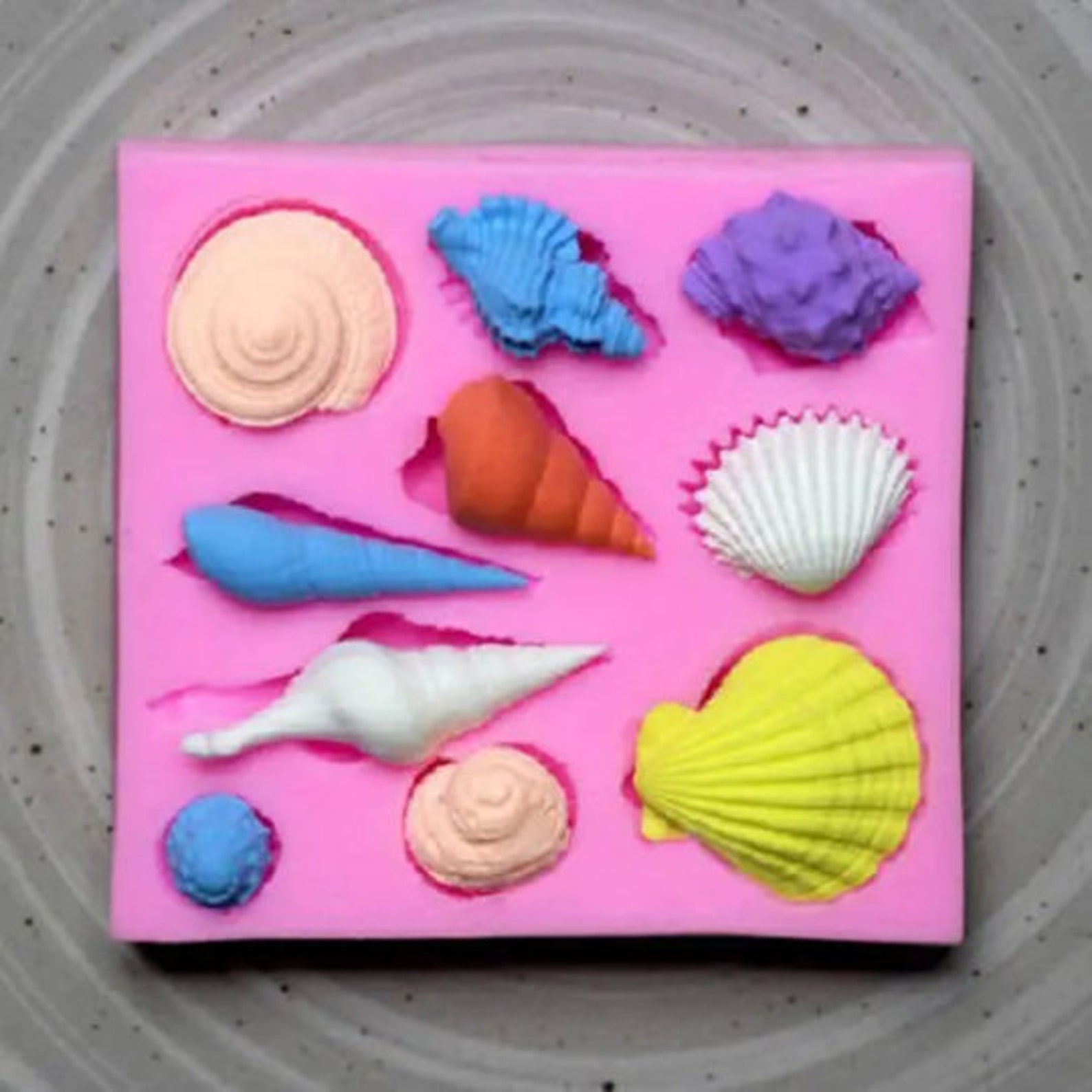 Sea Shells Silicone 3D Mold-fondant Cake Mold-cake Decoration - Etsy