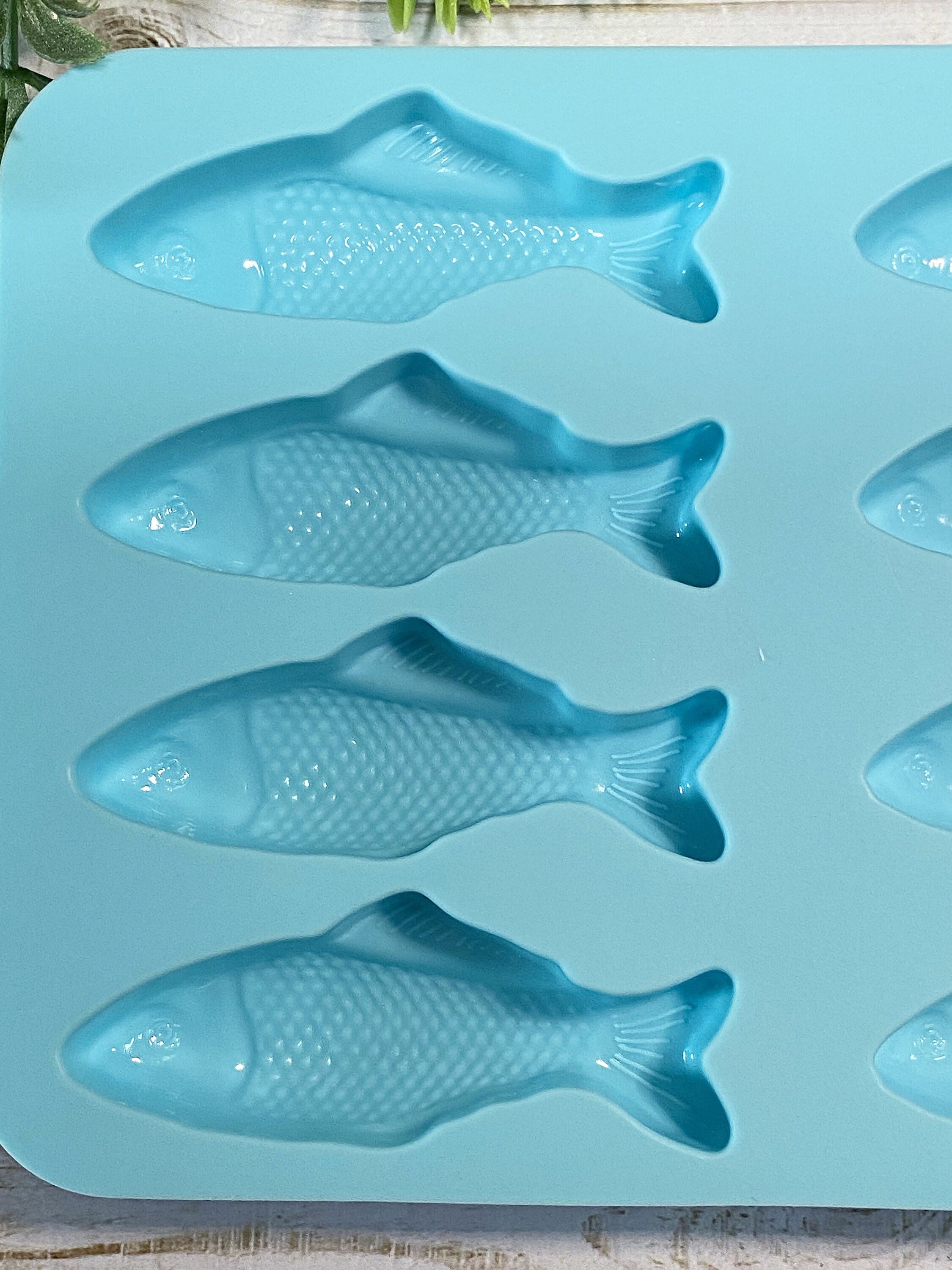 12 Cavities Fish Silicone Candy Mold-chocolate Mold-ice Cube - Etsy