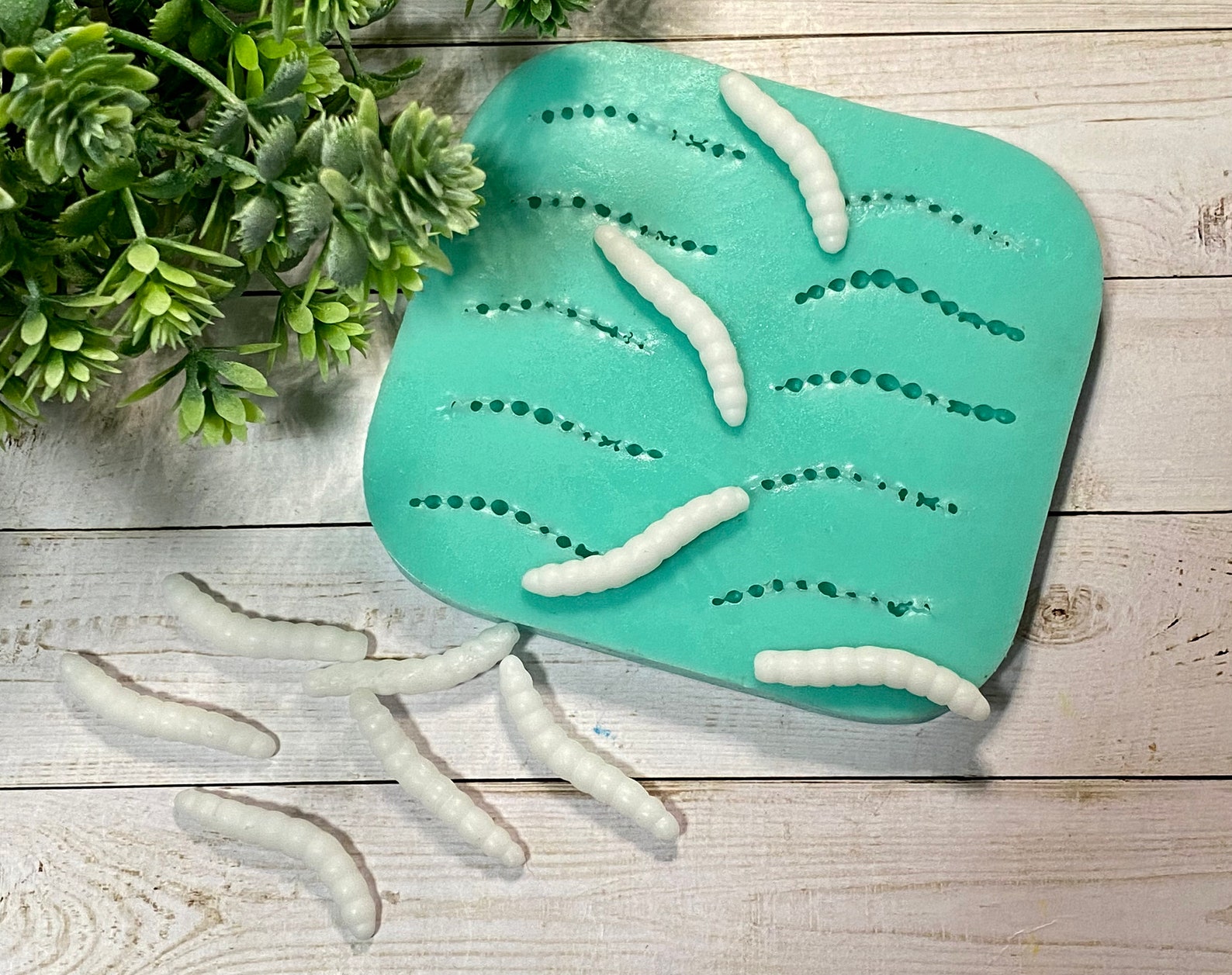 Maggots Worms Silicone Mold-cupcake Decoration Mold-fondant - Etsy