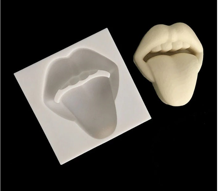 Mouth Silicone Mold-lips Protruding Tongue Mold-chocolate - Etsy