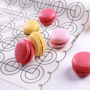 6-cavity 3D Mini Macaroons Silicone Mold-fondant Mold-macaron Baking ...