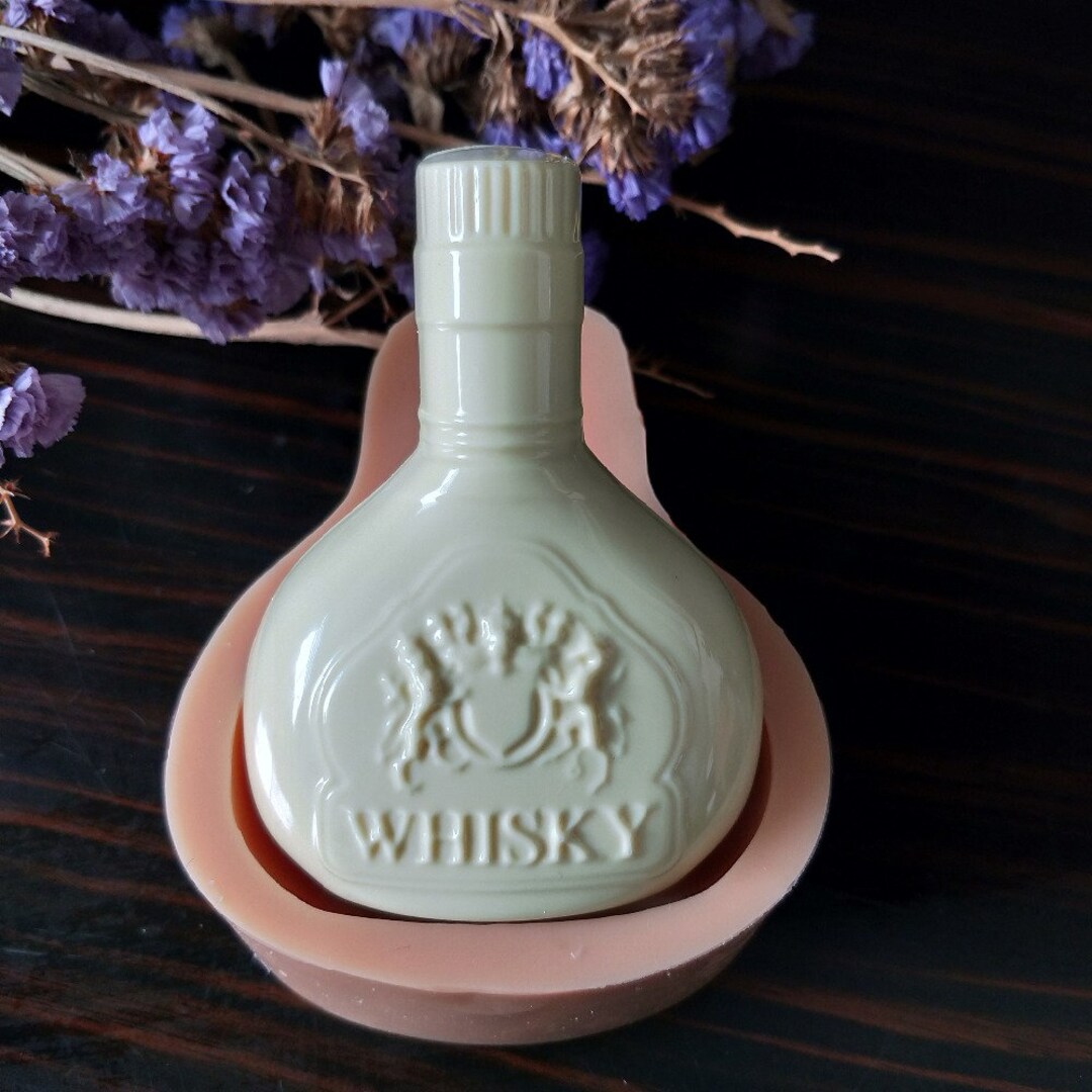 Whiskey Bottle Silicone Mold: Alcohol Theme, Chocolate, Soap, Resin - Etsy