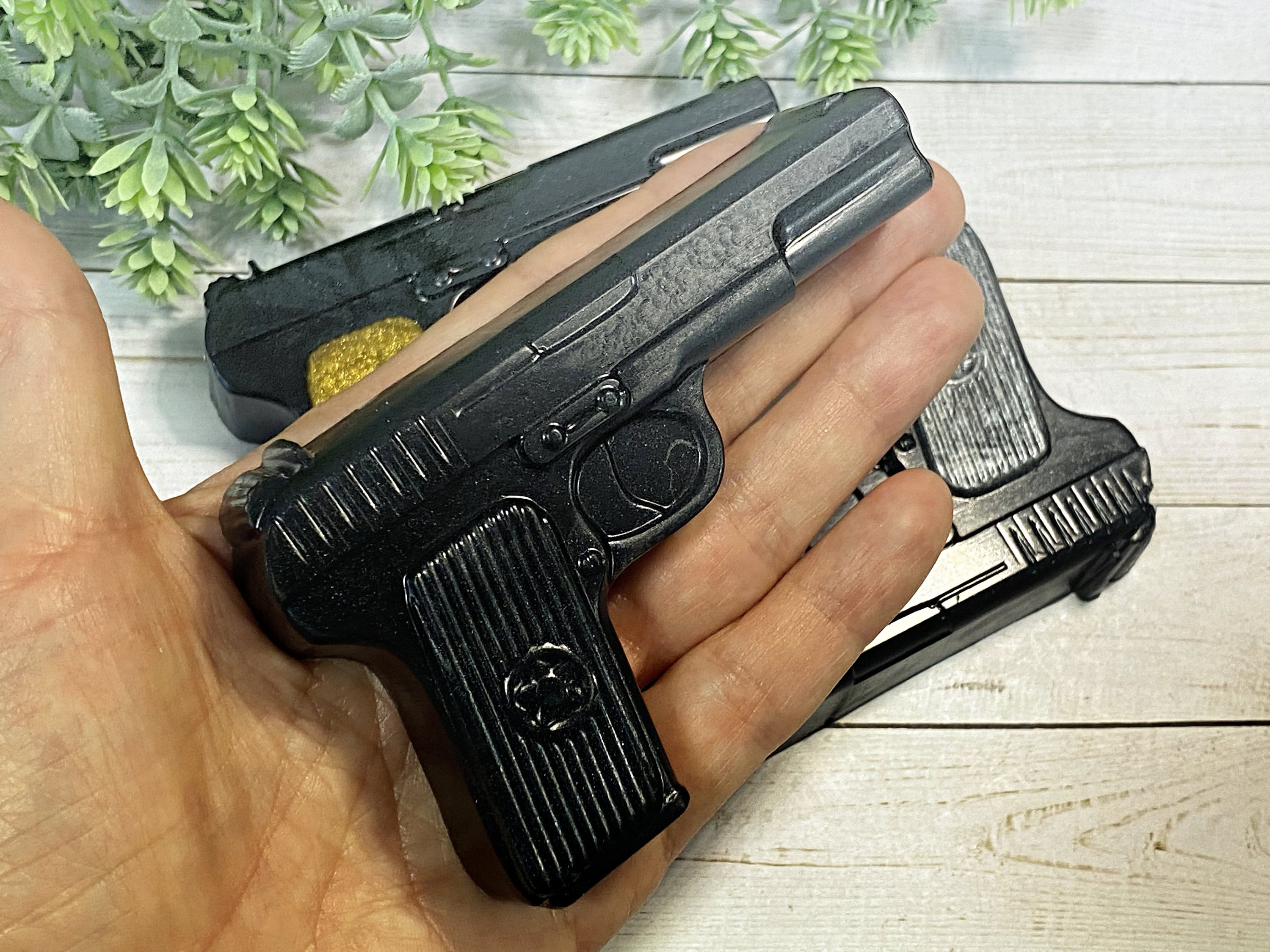 Gun Mold-plastic Mold-chocolate Mold-pistol Mold-soap Mold - Etsy