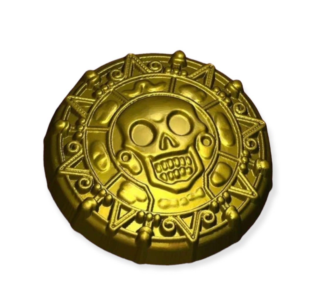 Aztec Coin Plastic Mold-aztec Hoe Mold-pirate Coin Pirate Medallion ...