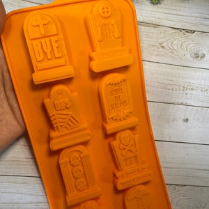 Tombstone Silicone Mold-8 Cavities Mold-halloween Theme Mold-be Back ...