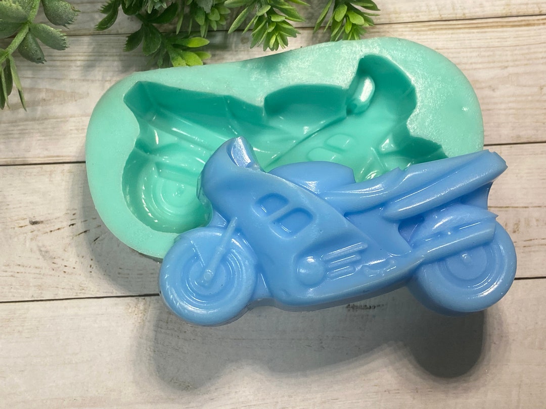 Motorcycle Mold-bike Small Silicone Mold-vehicle Mold-soap Mold-diy ...