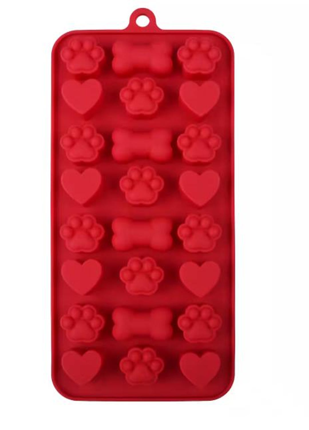 Paw Print, Heart & Dog Bone Silicone Candy Mold - Etsy