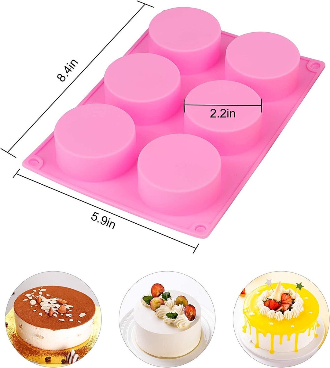 Round Cylinder Silicone Mold Candy Mold Chocolate Mold for Sandwich ...
