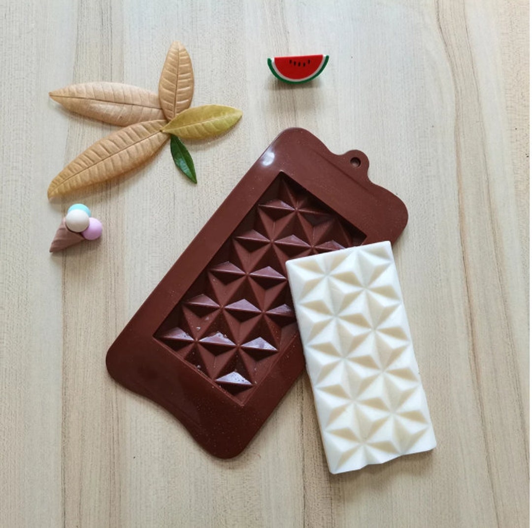 Square Pyramid Chocolate Bar Silicone Mold: DIY Candy Baking - Etsy