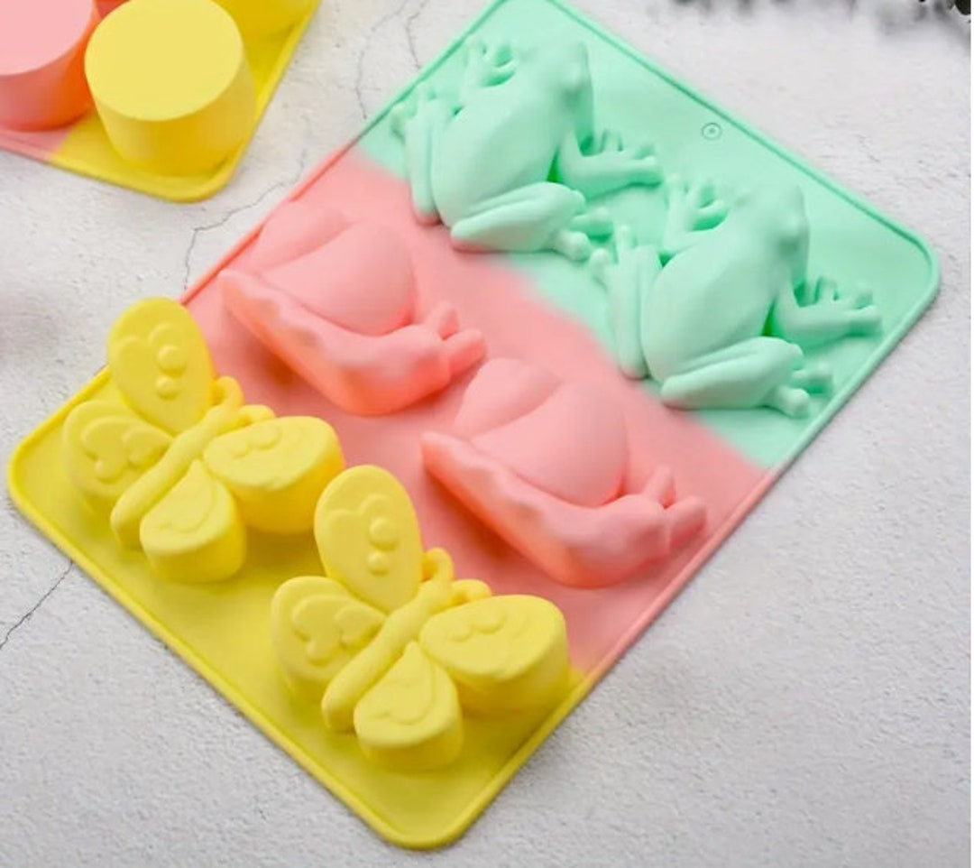 Frog Snail Butterfly Silicone Mold,fondant Chocolate Mold,soap Mold ...
