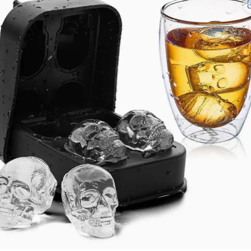 Skull Ice Mold - Etsy