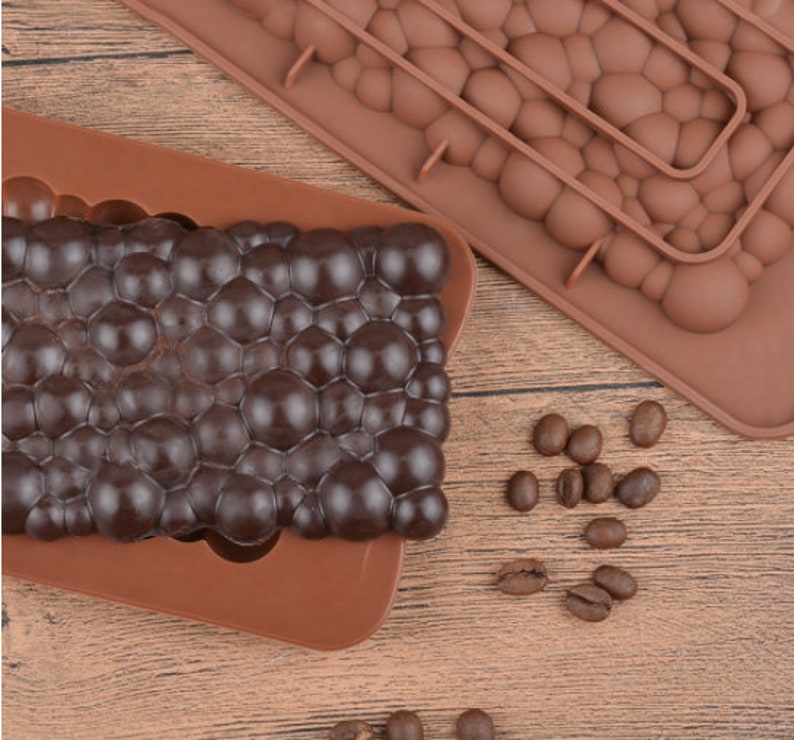Bubble Chocolate Bar Silicone Mold: Non-stick Candy Jelly 3D DIY - Etsy
