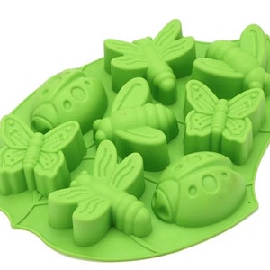 Insects Silicone Mold-bugs Mold-bee Butterfly Dragonfly Ladybug Mold ...