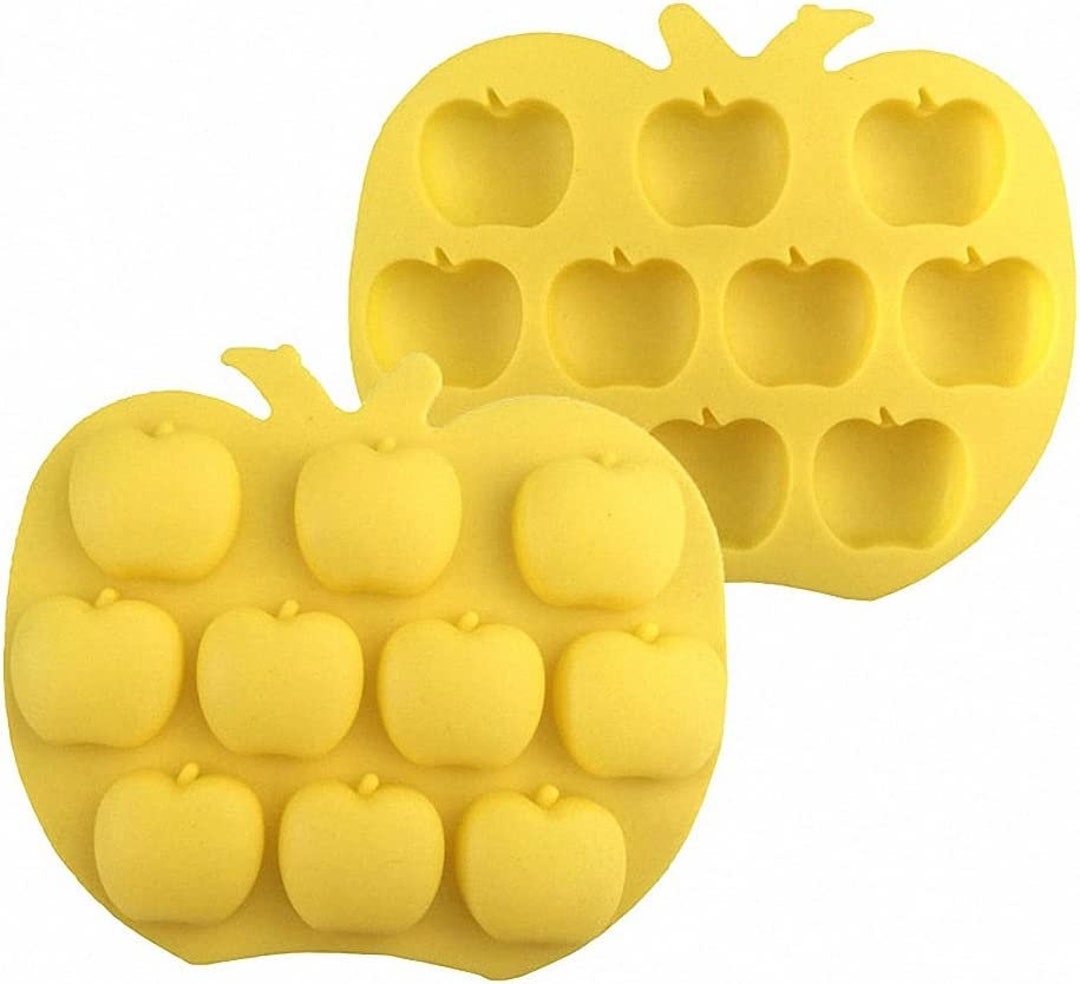 Apple Silicone Mold: 10-cavity Baking Mold for Candy, Chocolate, Soap ...