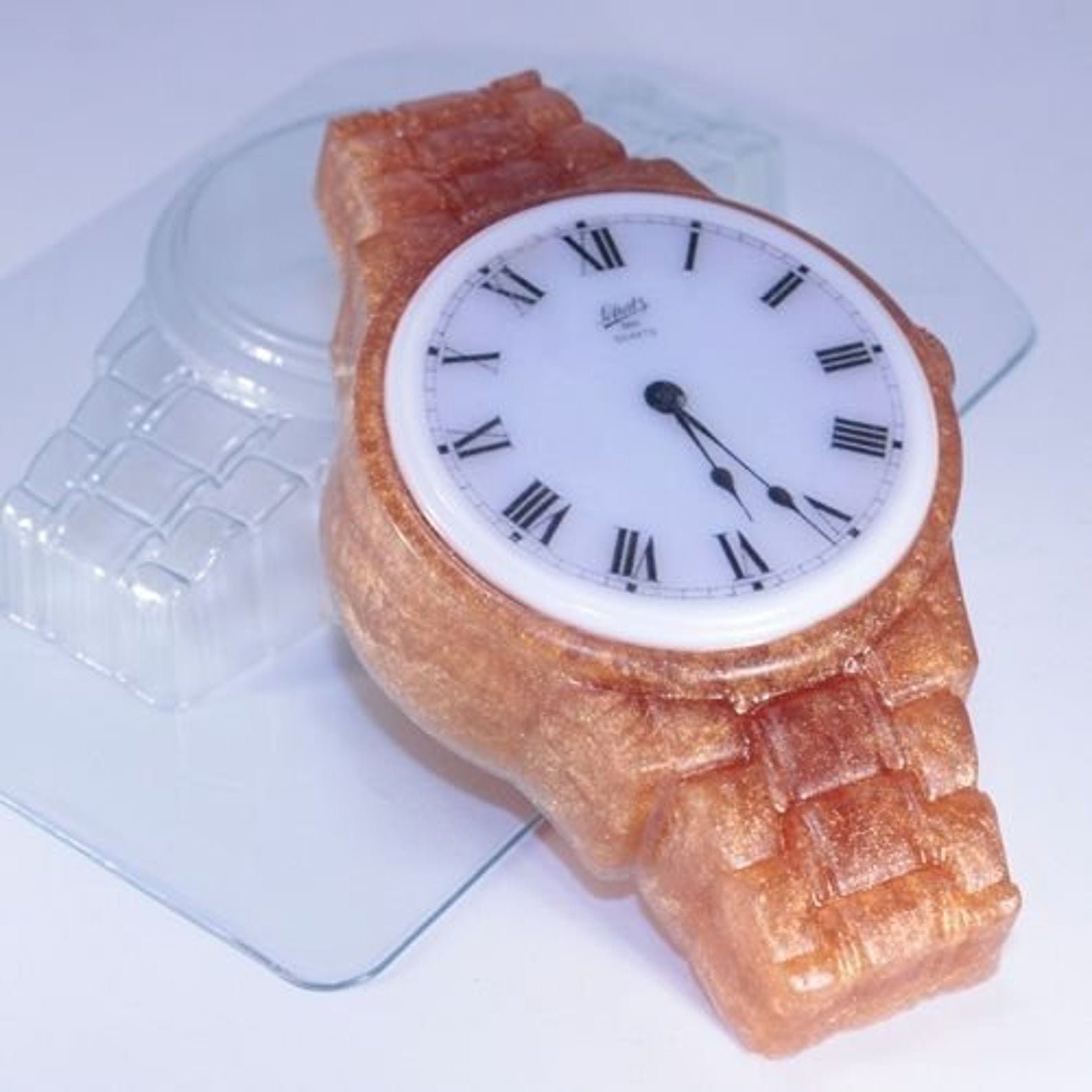 Wristwatch Plastic Mold-watch Mold-wristwatch With Metal Bracelet-soap ...