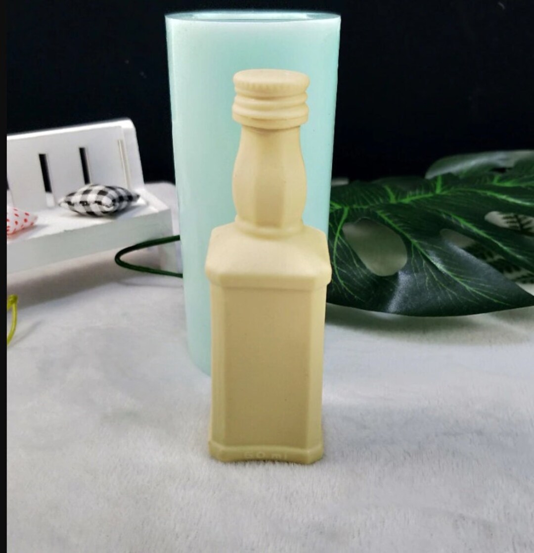 Whiskey Bottle Shaped Mold-bottle Mold-silicone Mold-3d Mold-alcohol ...