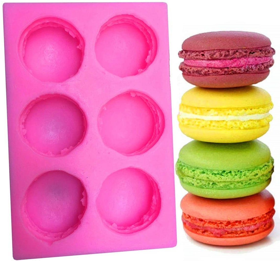 6-Cavity 3D Mini Macaroons Silicone Mold-Fondant Mold-Macaron | Etsy