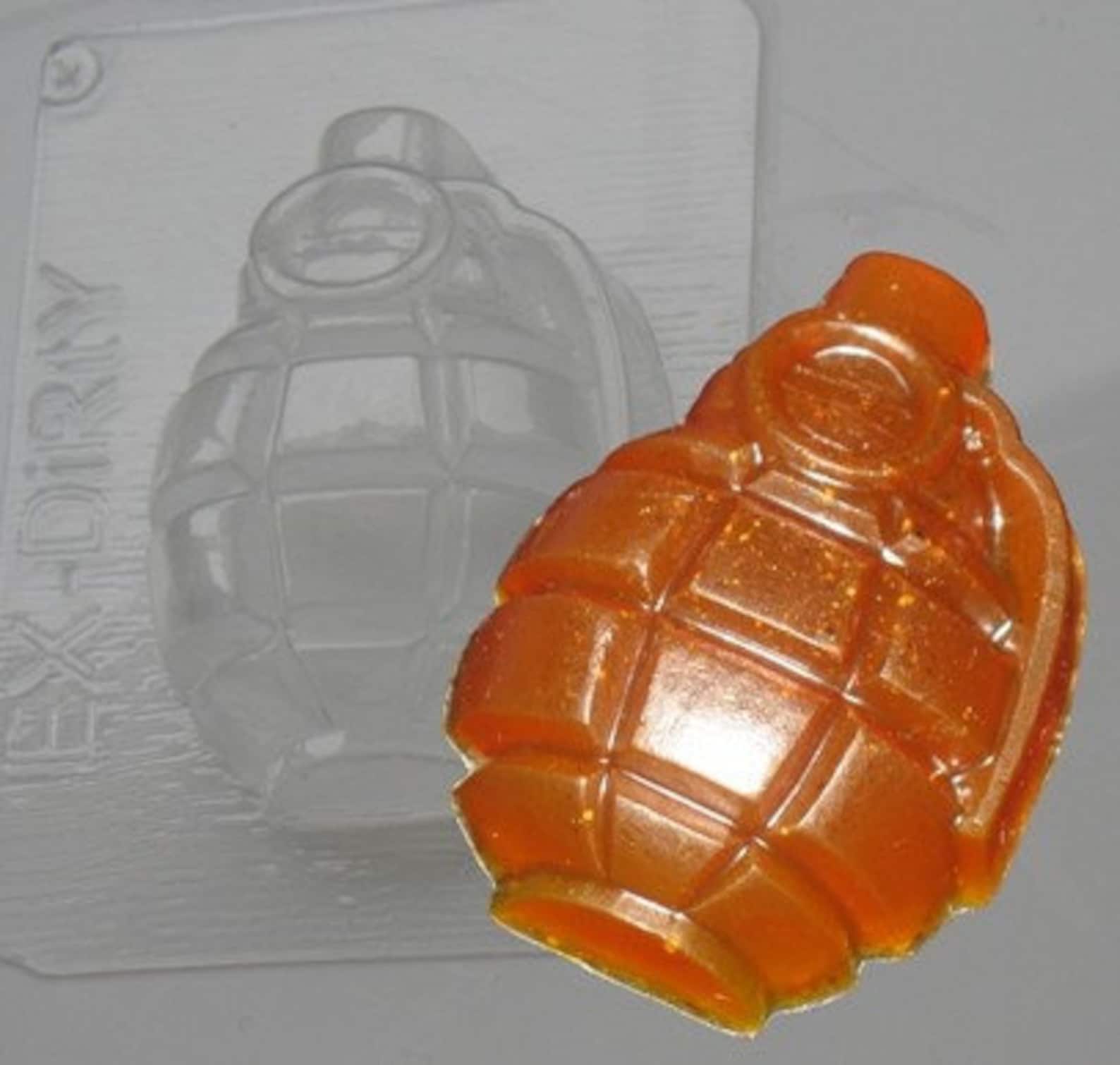 Grenade Plastic Mold Soap Mold DIY Mold-candy Mold-bath Bomb - Etsy