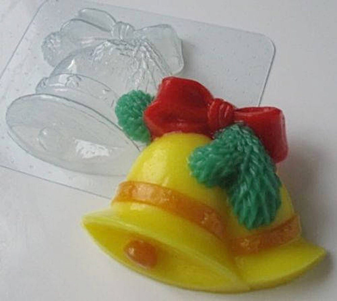 Christmas Bells Plastic Mold-bells Mold-jingle Bell Mold-diy Mold-candy ...