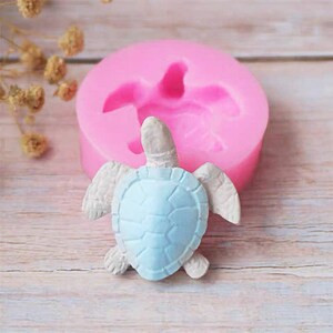 Sea Turtle Mini Silicone Mold-turtle Candy Fondant Mold-tortoise ...