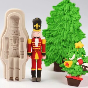 Traditional Nutcracker Solder Silicone Fondant Mold-birthday Cake ...