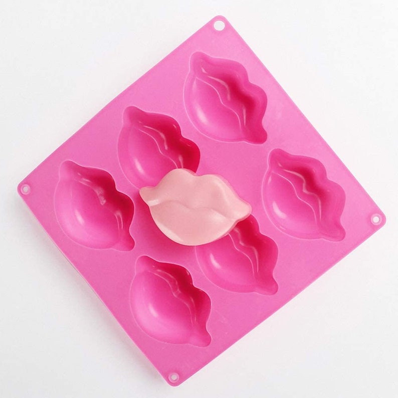 Plump Lips Silicone Mold-kisses Collection Mold Chocolate Candy Soap ...