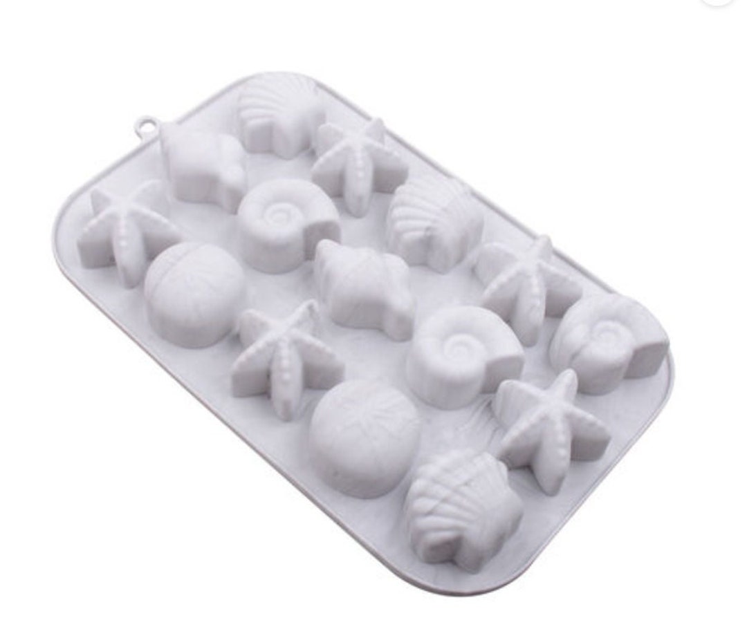 Seashells Treat Mold-sea Ocean Theme Mold-chocolate Mold-ice Tray ...