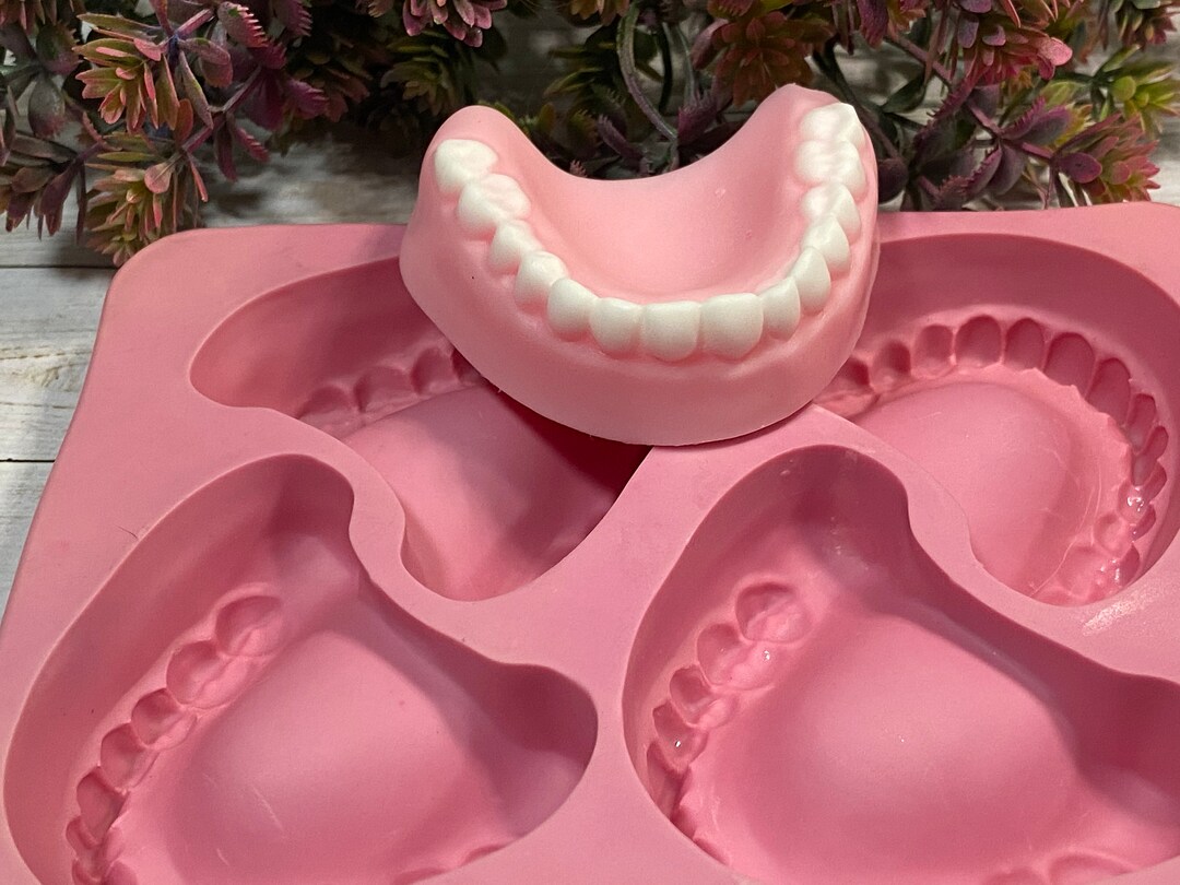 Jaws Teeth Denture Shaped Ice Tray Mold-medical Theme Mold-soap Mold ...