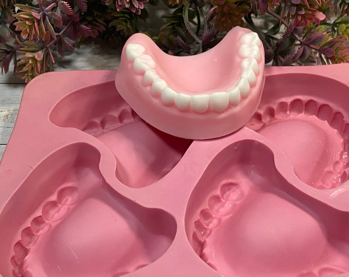 Jaws Teeth Denture Shaped Ice Tray Mold-medical Theme Mold-soap Mold ...