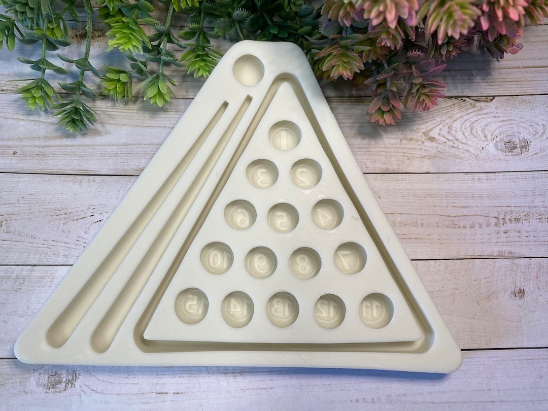 Billiards Balls Silicone Mold: Snooker, Chocolate, Candy, Cake - Etsy