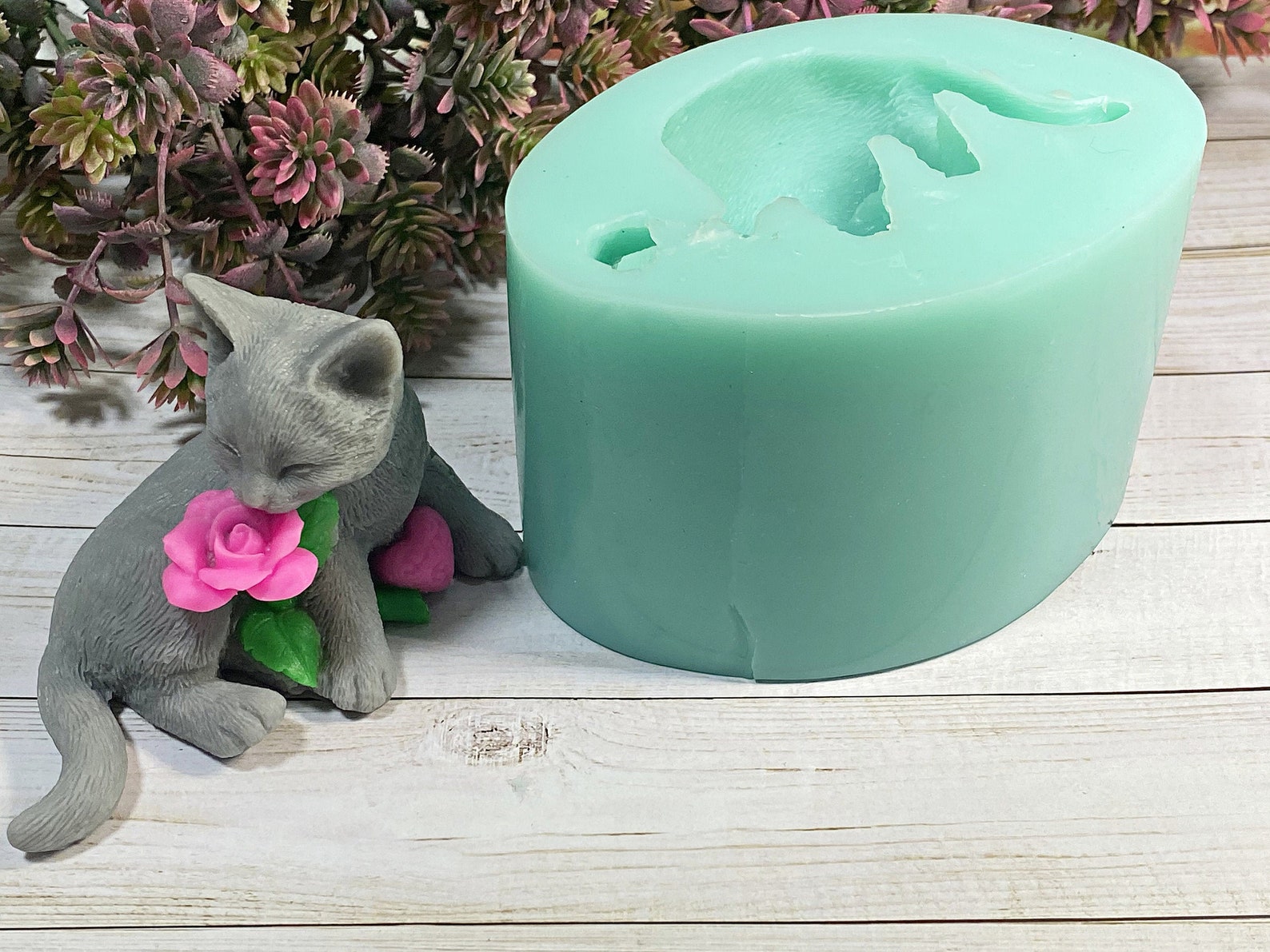 Cat Mold-kitten Silicone Mold-pet Mold-animal Mold-3d | Etsy