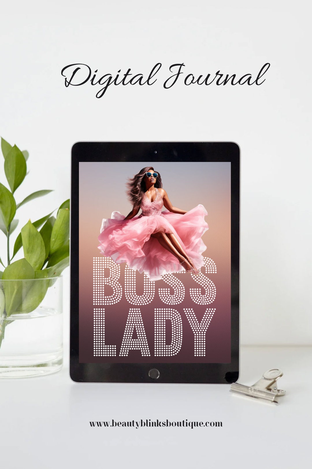 Boss Lady Digital Journal CEO Business Boss Babe Notebook Planner - Etsy