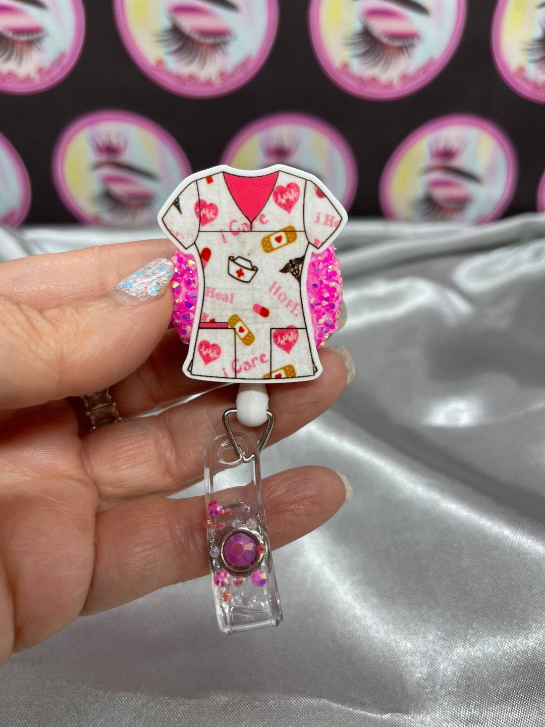 Nurse Badge Work Badge Bling Badge Hospital Care Doctors Medical - Etsy